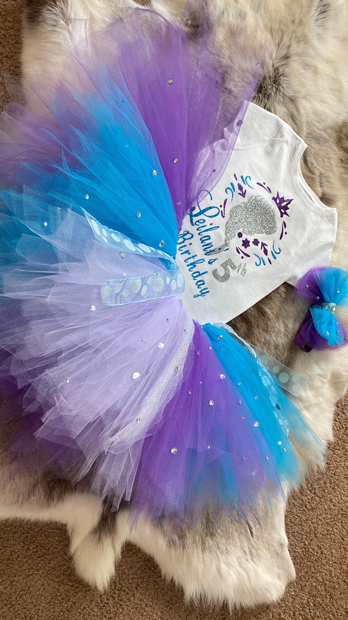 Frozen Tutu Set / Baby Girl Elsa Tutu / Ice Princess Tutu Set | Etsy