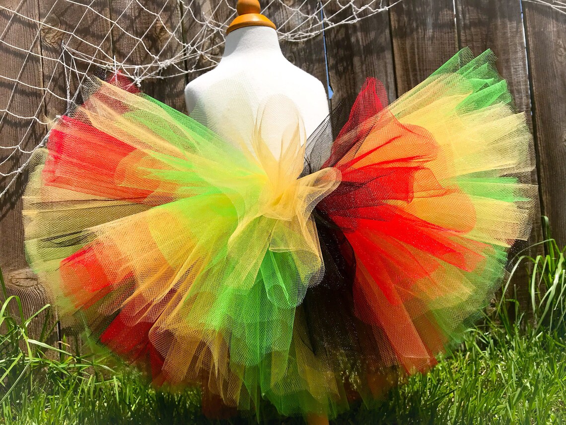 Jamaican Girl /adult Tutu/patriotic Tutu/reggae - Etsy