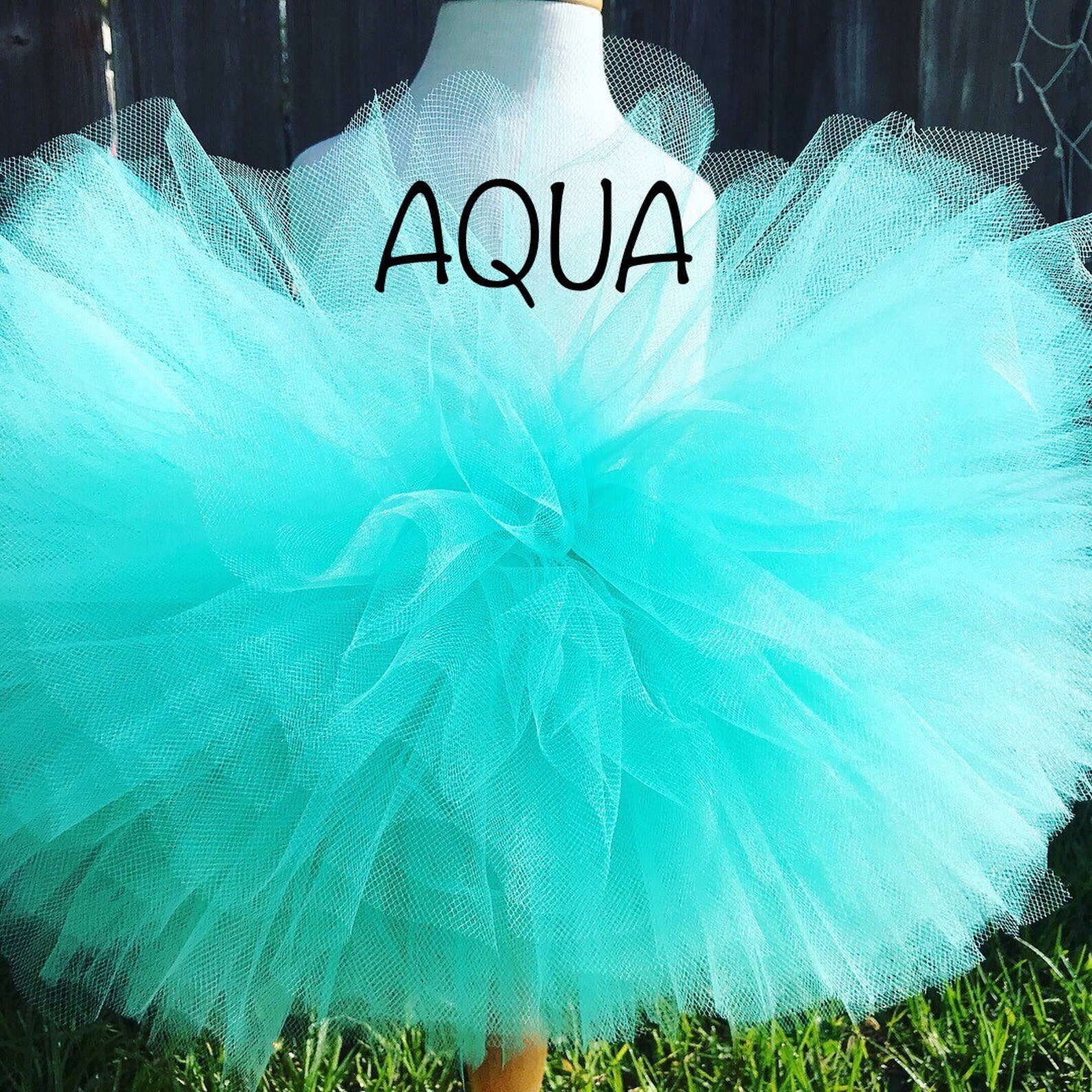 Plain Perfect Tutu / Aqua Tutu - Etsy