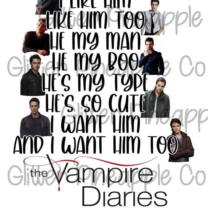 Vampire Diares Svg - Etsy