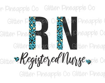 Registered Nurse Script Word PNG, Digital File, Occupation, Popular ...