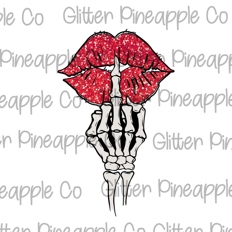 Glitter Skeletons - Etsy