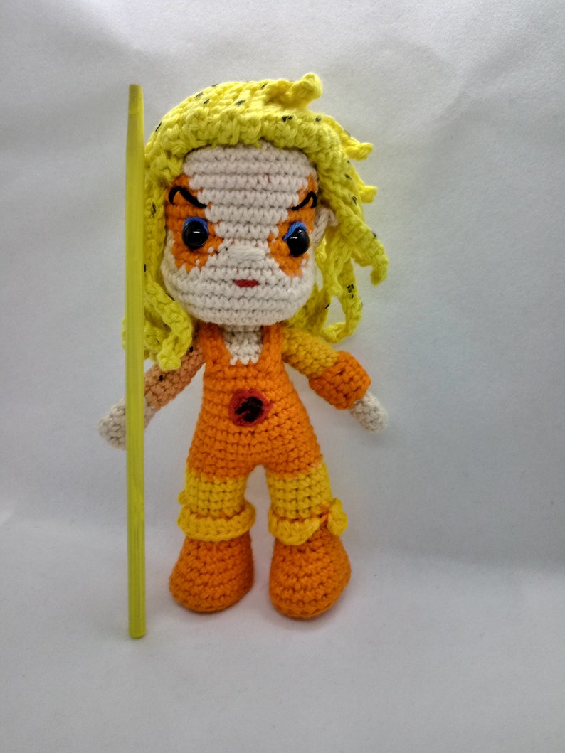 Thundercats Cheetara PDF Pattern Tutorial Crochet Amigurumi Doll - Etsy