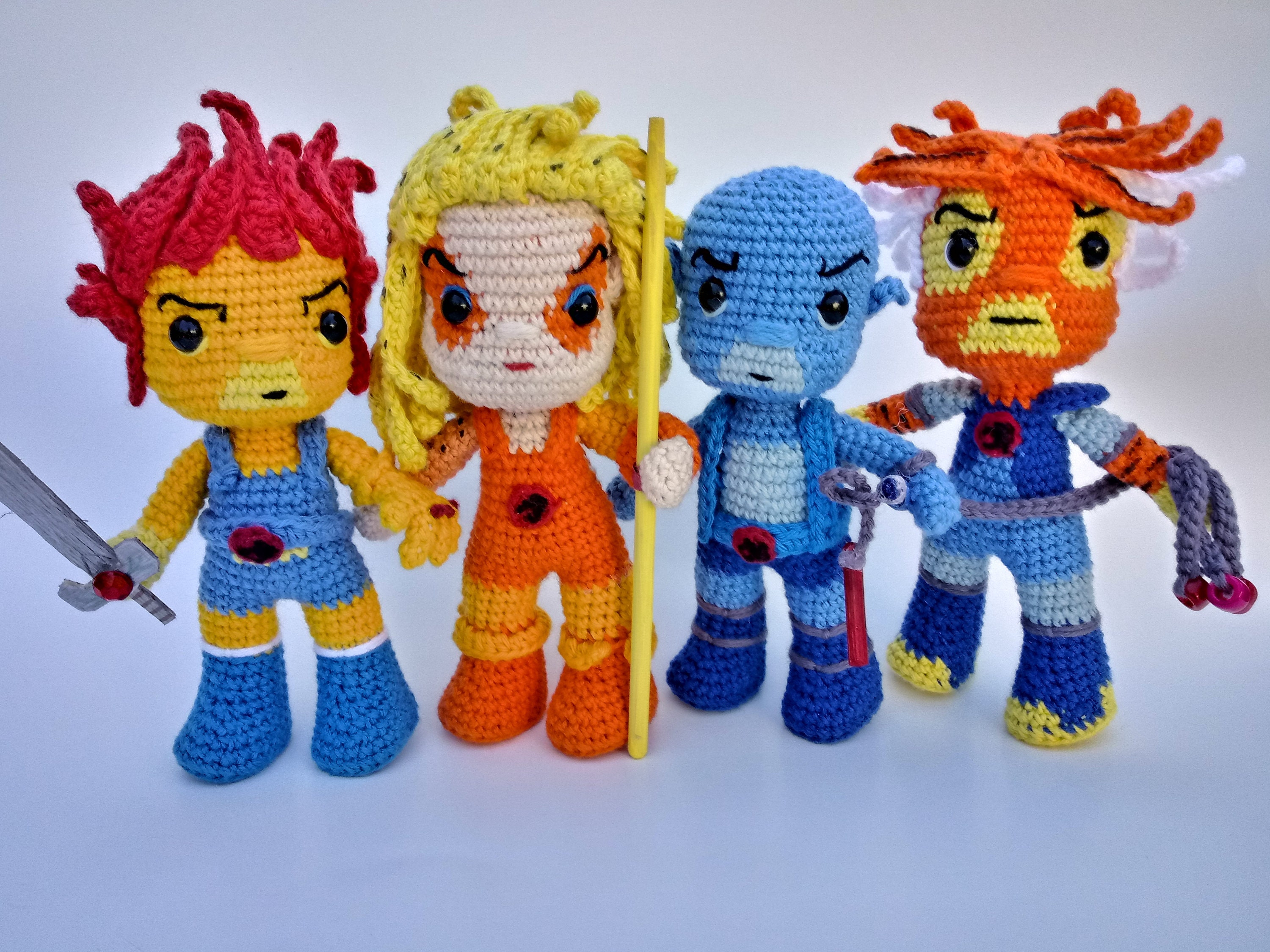 Thundercats Lion-o PDF Pattern Tutorial Amigurumi Doll - Etsy