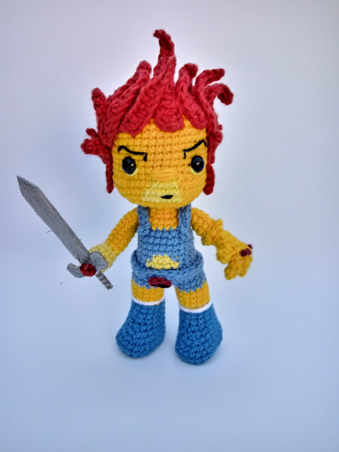 Thundercats Lion-o PDF Pattern Tutorial Amigurumi Doll - Etsy