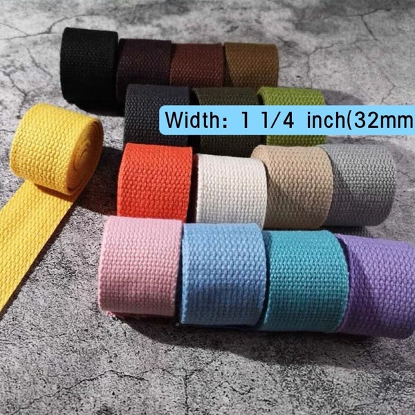 Cotton Webbing 1.25 - Etsy