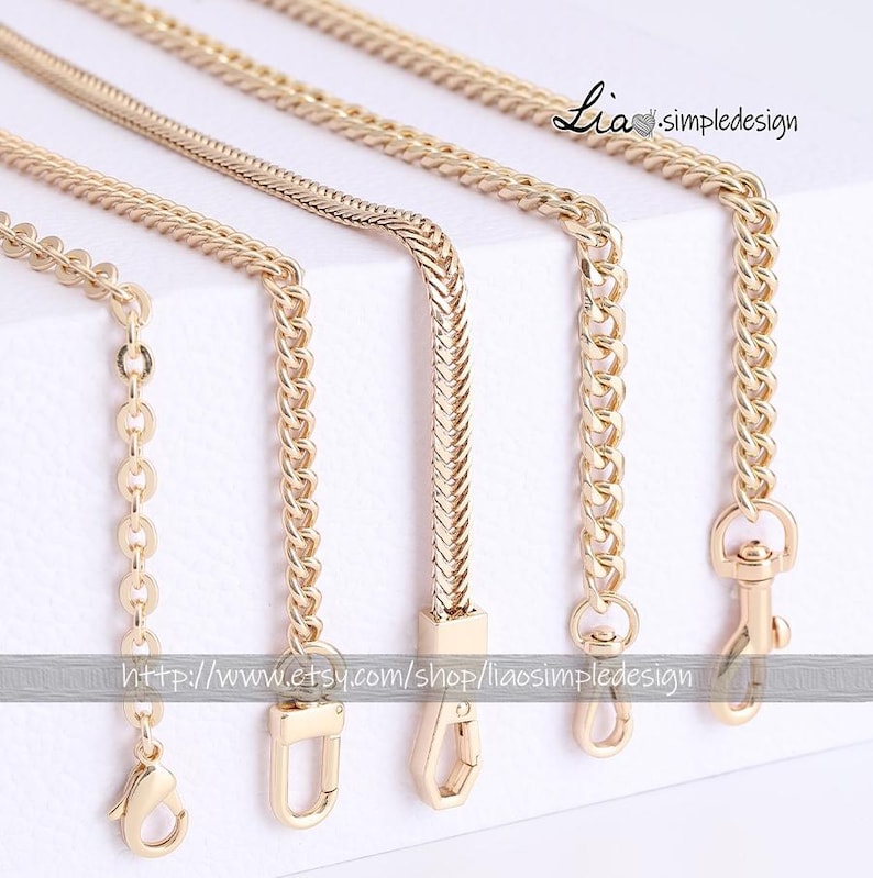 Straight Gold High Quality Purse Chain Strap,alloy and Iron,metal ...
