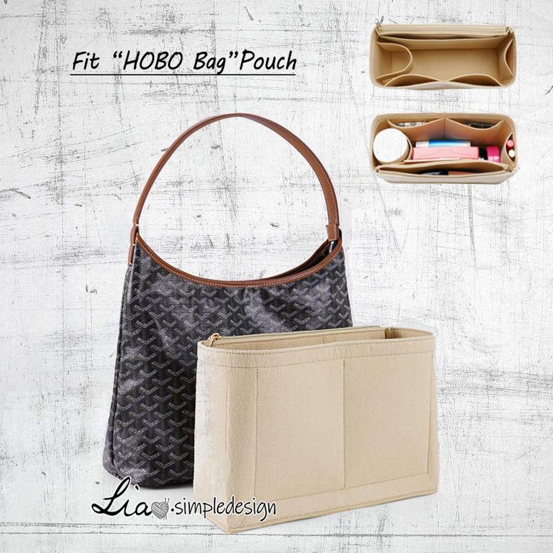 Purse Organizer Insert Fit "hobo Bag" Pouch Handbag Shaper Premium Felt ...