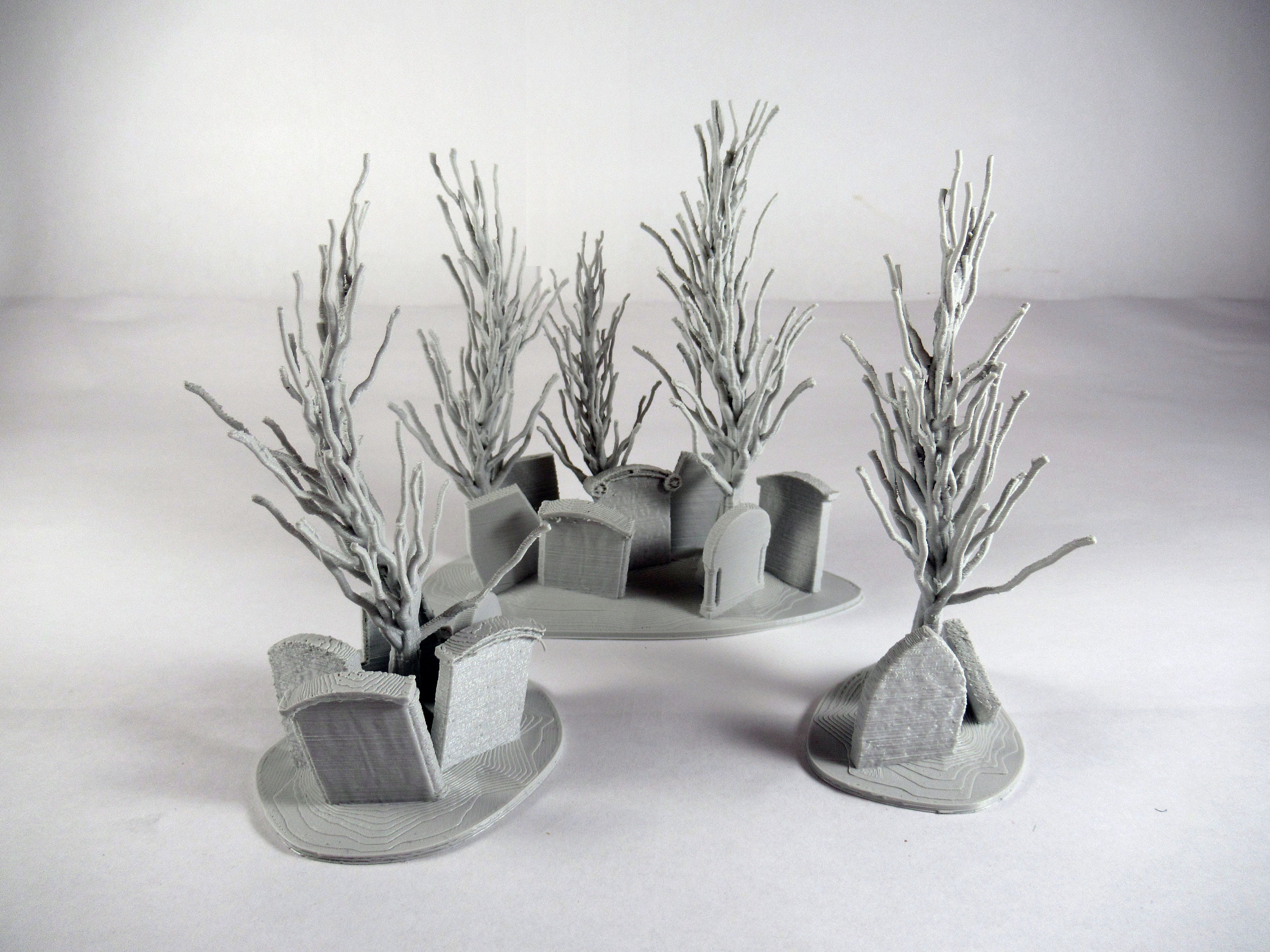 Graveyard Tree Terrain for 28mm Wargames and Role Playing Games ...