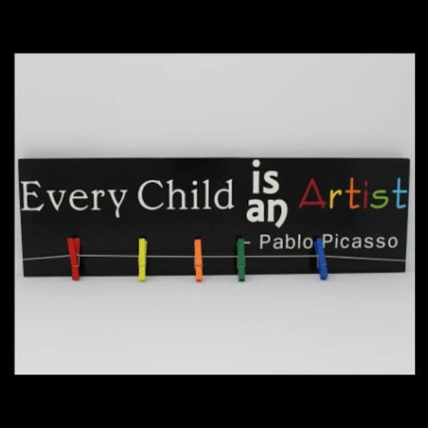 Every Child is an Artist Display - Etsy