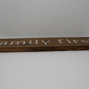Rustic Family First Sign, Distressed Country Living Gifts, Farmhouse ...