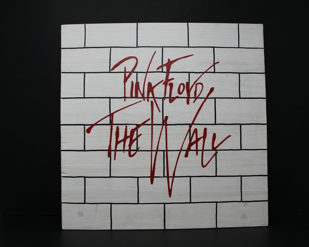 Pink Floyd the Wall Album Wooden Sign, Music Lovers Gift Pink Floyd ...
