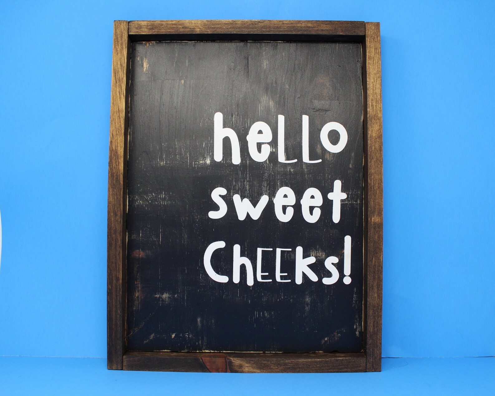 Hello Sweet Cheeks Sign Wooden Bath Toilet Shower Bathroom - Etsy