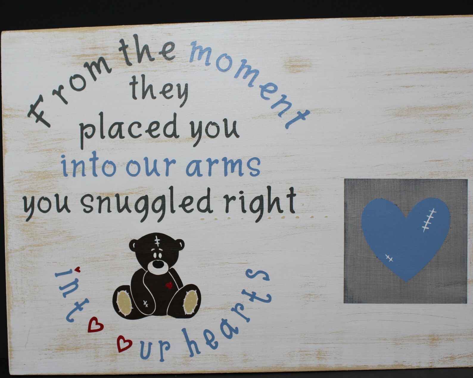 New Baby Sign Expecting Parents Newborn Boys Girl Nursery | Etsy