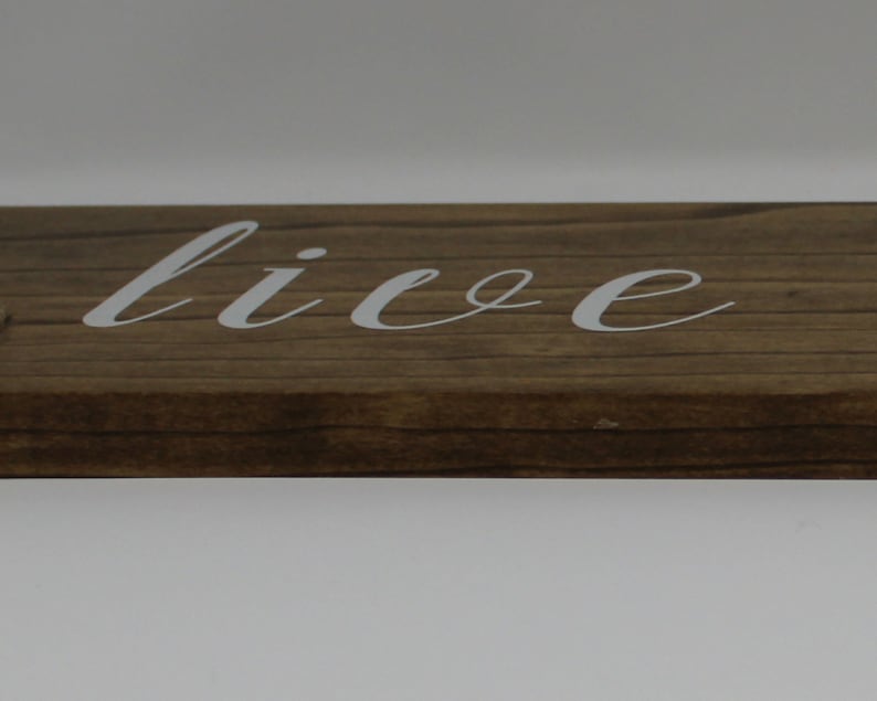 Live Simply Wooden Sign, Rustic Inspirational Saying Wood Wall Hanging ...