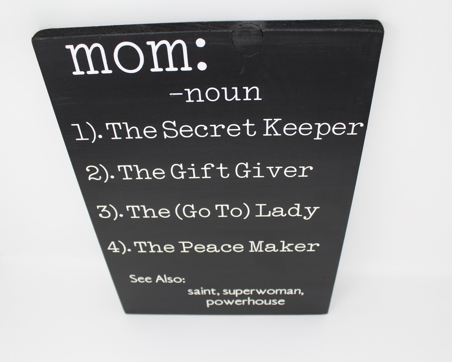 Definition of Mom Wood Sign Custom Mother Gift Idea Wall - Etsy