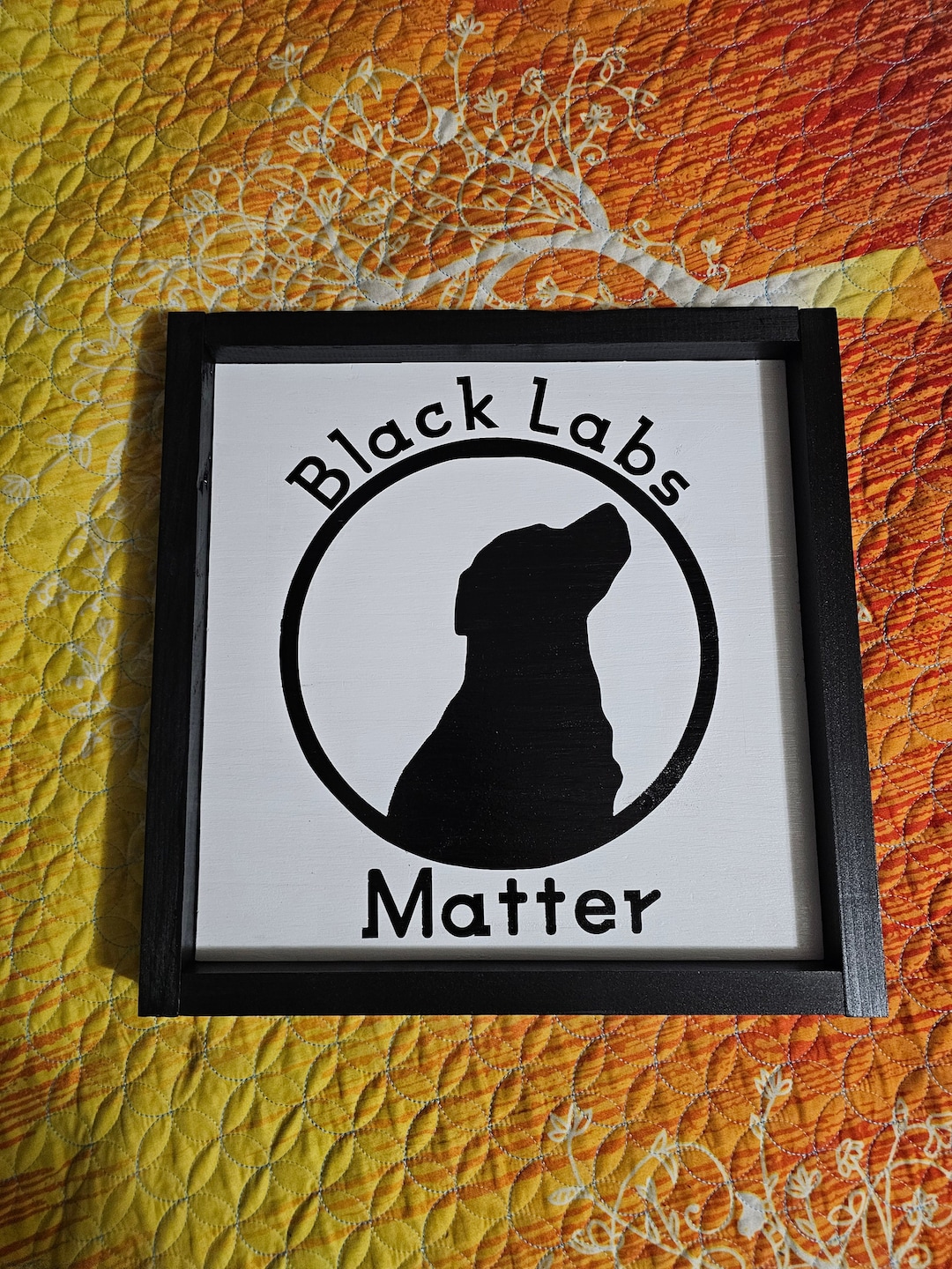 Black Labs Matter Sign, Pet Lover Black Labrador Wood Wall Hanging Art ...