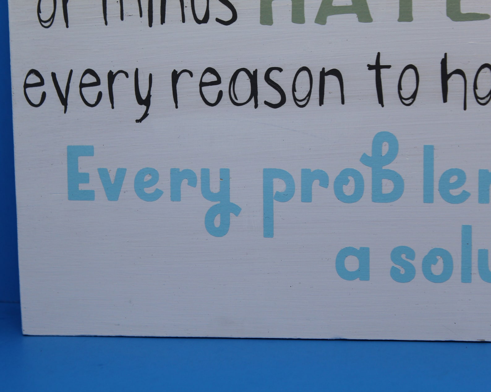 Every Problem Has A Solution Math Teacher Sign Teachers | Etsy
