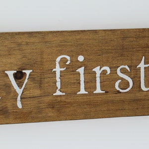 Rustic Family First Sign, Distressed Country Living Gifts, Farmhouse ...