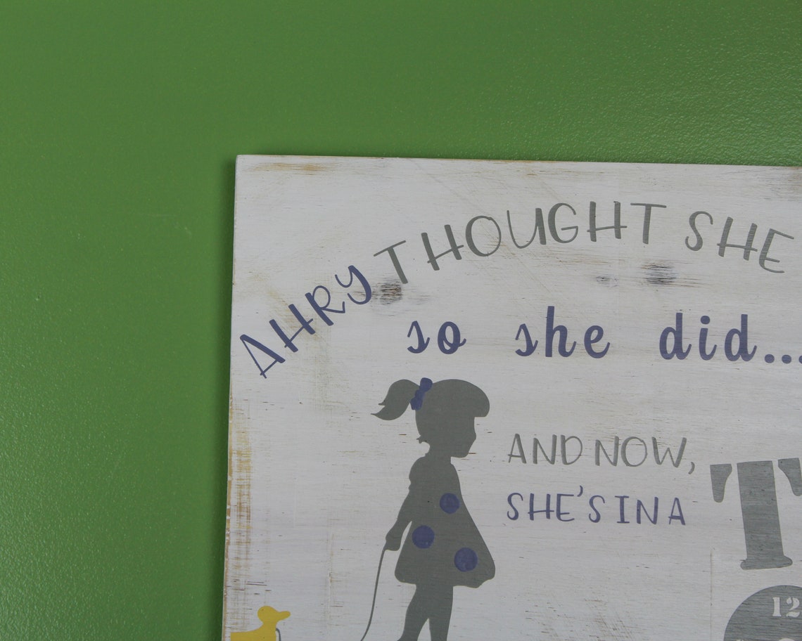 Girls Timeout Sign She Thought She Could so She Did and Now | Etsy