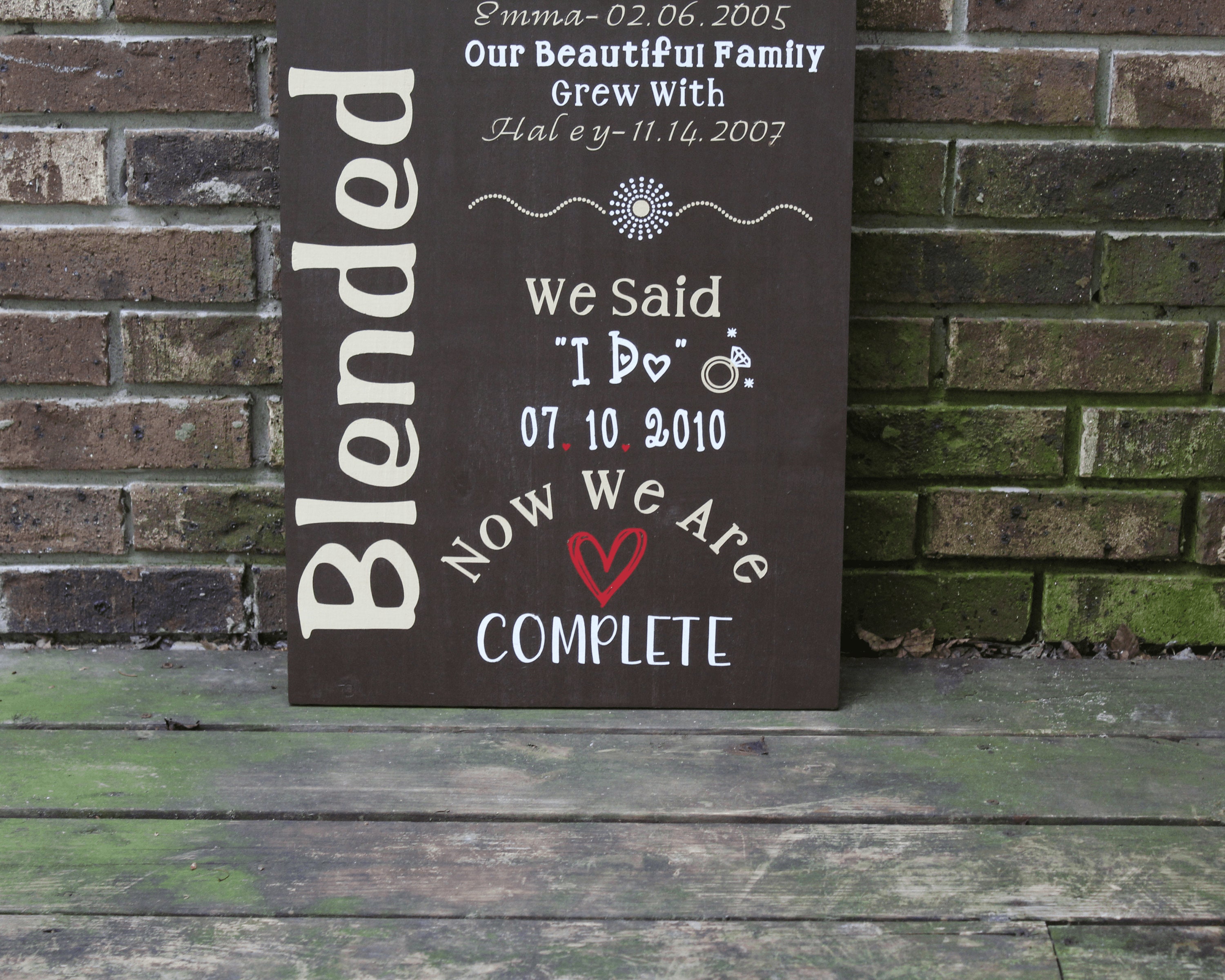Custom Blended Family Sign Personalized Step Family Signs - Etsy