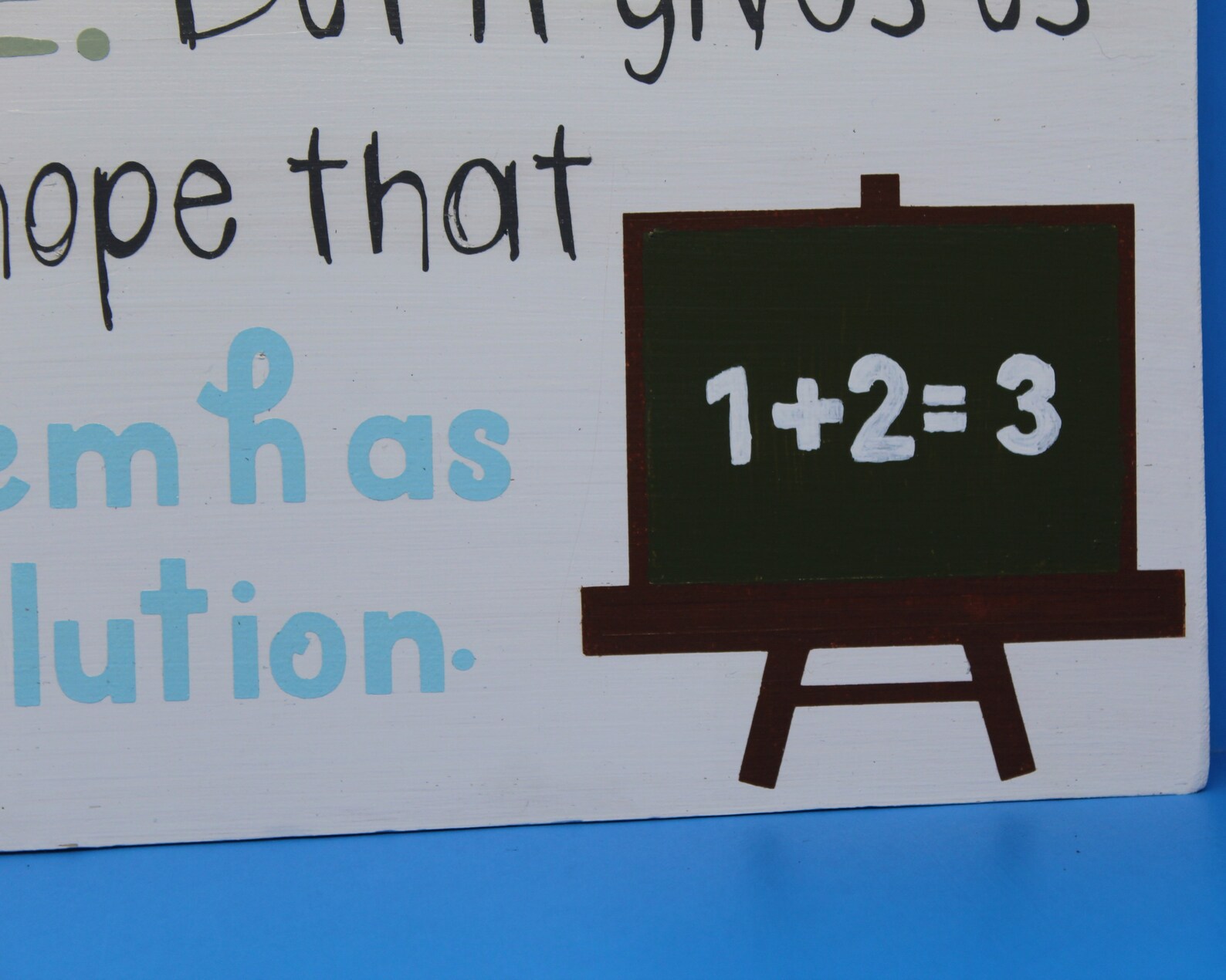 Every Problem Has A Solution Math Teacher Sign Teachers | Etsy