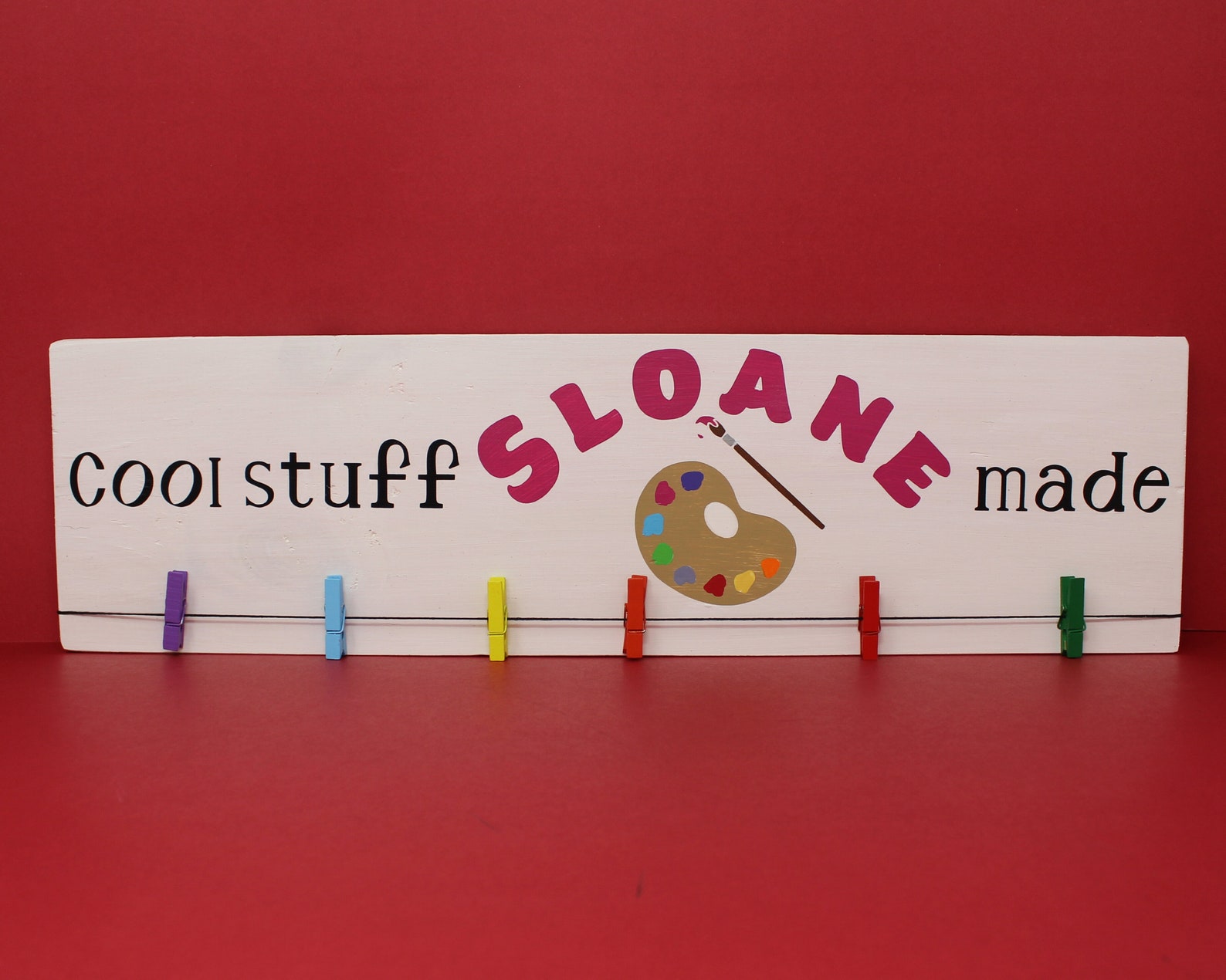 Personalized Cool Stuff Kids Made Sign Custom Kid Art Display - Etsy