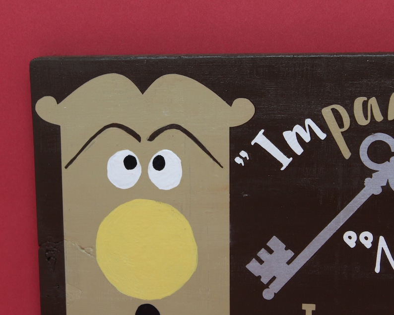 Impassable Nothing is Impossible Sign, Alice in Wonderland Doorknob ...