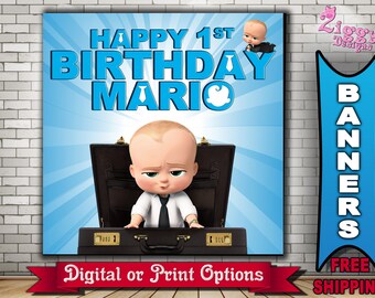 Boss baby banner | Etsy