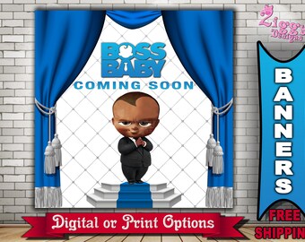 Boss baby backdrop | Etsy