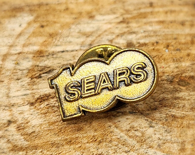 Vintage 1980s Sears Pin Celebrating 100 Year Anniversary - Etsy