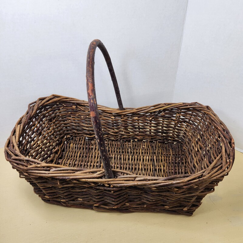 Handmade Twig Basket - Etsy