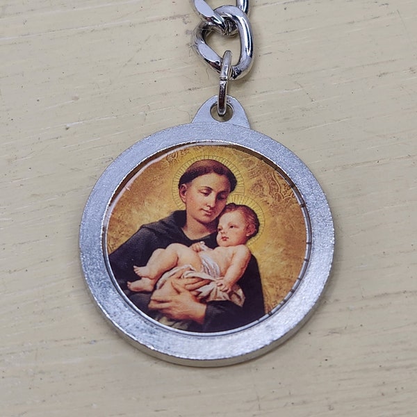 St Anthony Keychain - Etsy