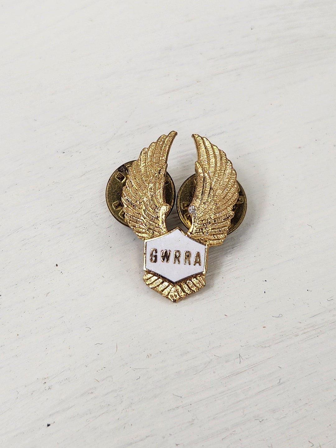 Vintage GWRAA Wings Pin Gold Wing Road Riders Association Pin - Etsy