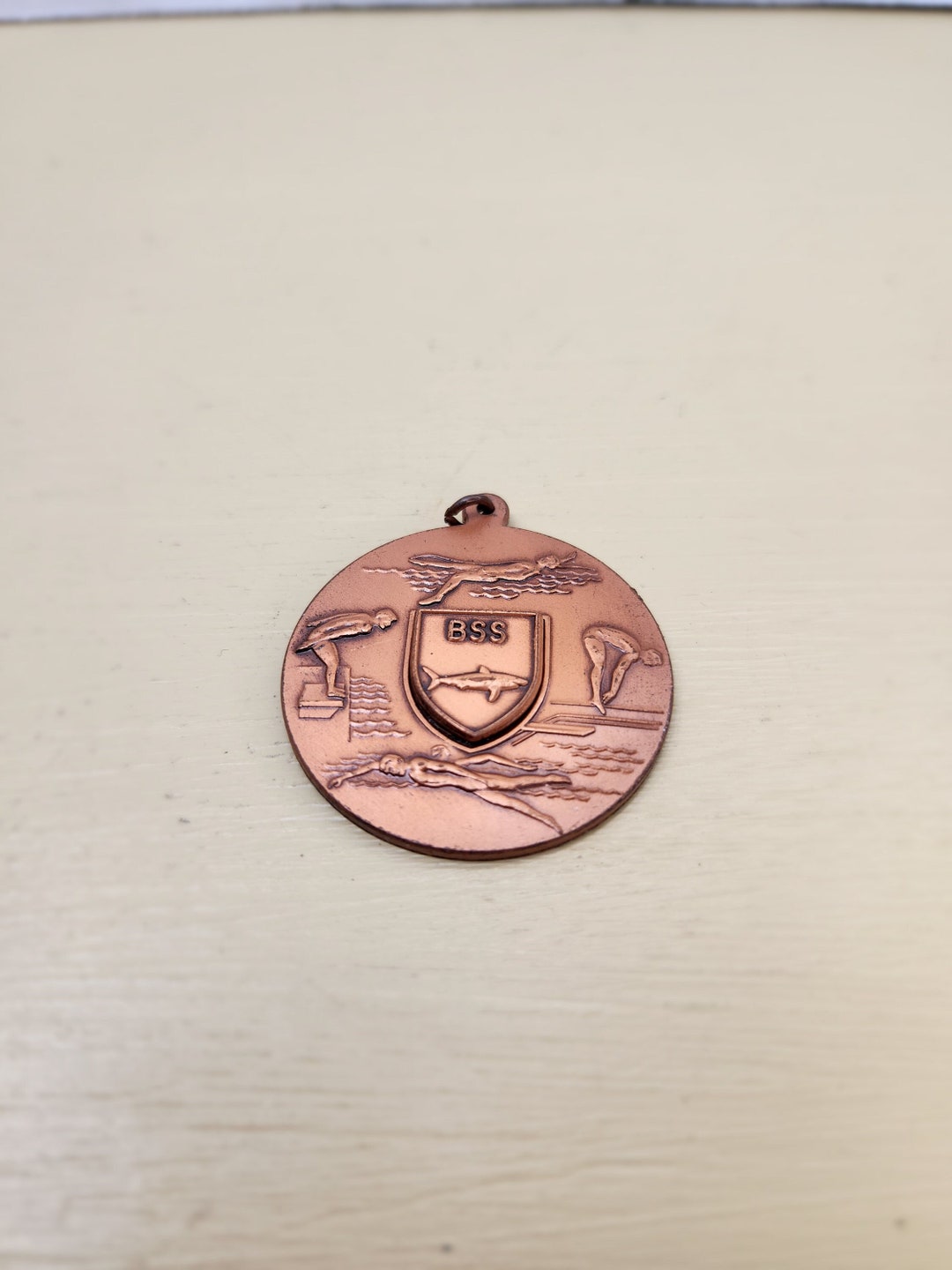 Vintage High School Bronze 3rd Place Swimming Diving Medal - Etsy