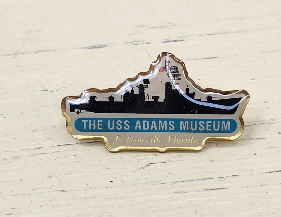 Vintage Collectible the USS Adams Museum Pin - Etsy
