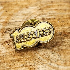 Vintage 1980s Sears Pin Celebrating 100 Year Anniversary - Etsy