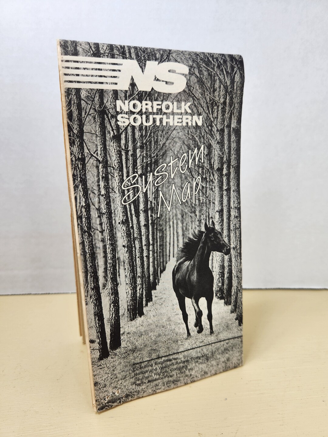 Norfolk Southern System Map North American Van Lines 1989 - Etsy