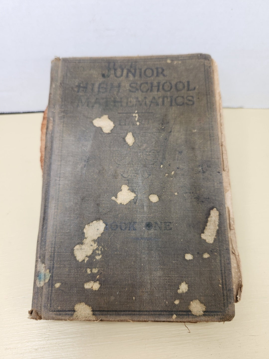 Antique Junior High School Mathematics Book One by Walter W Hart A.B ...