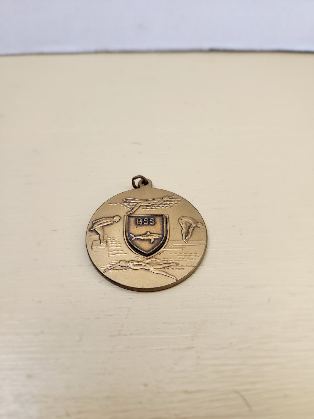 Vintage High School Gold 1st Place Swimming Diving Medal - Etsy