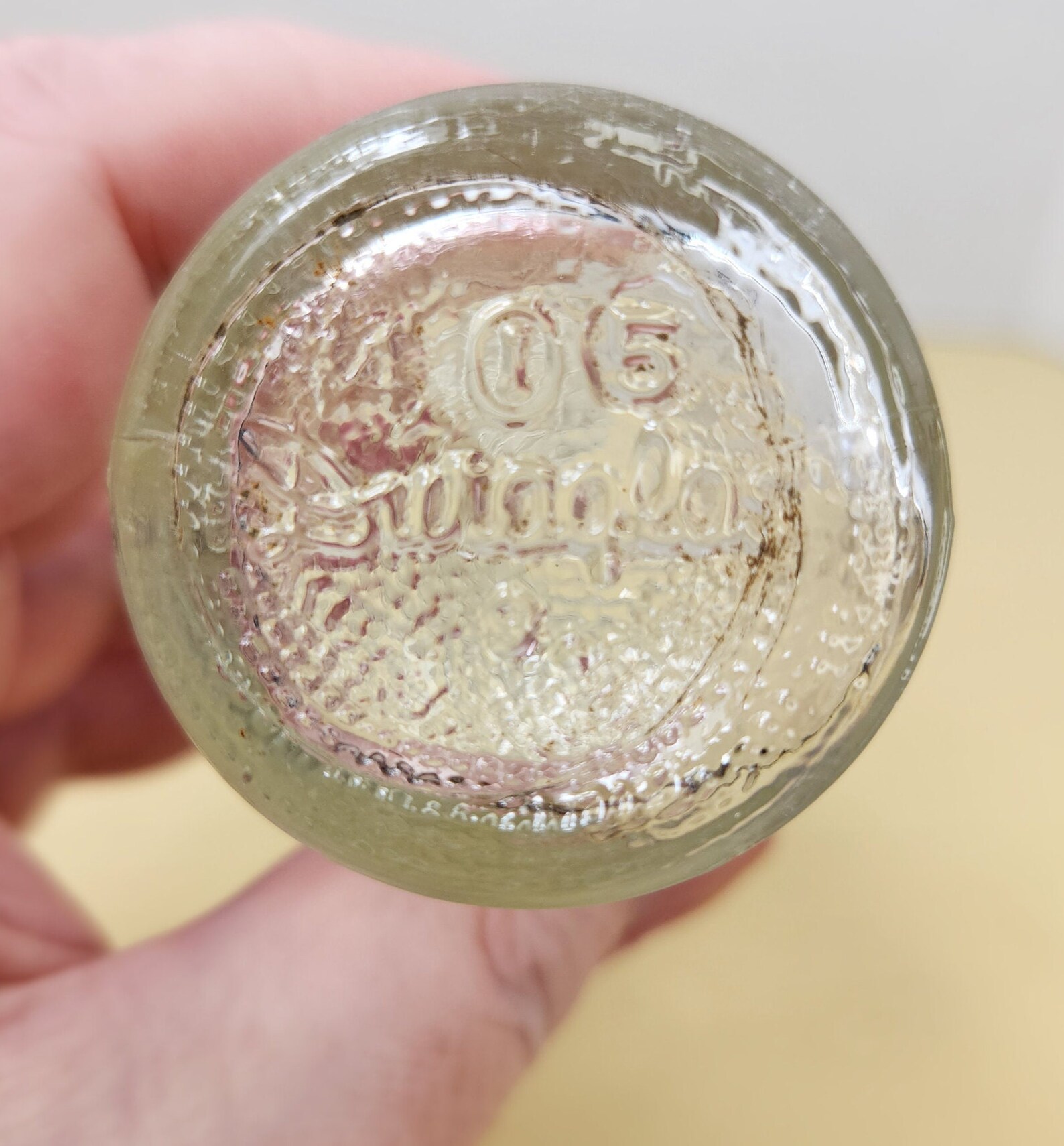 Vintage Clear Duraglas Bottle (owens-illinois Glass) - Etsy
