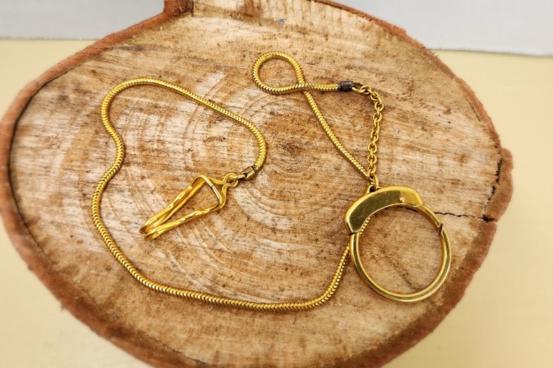 Swank Vintage Pocket Watch Chain - Etsy