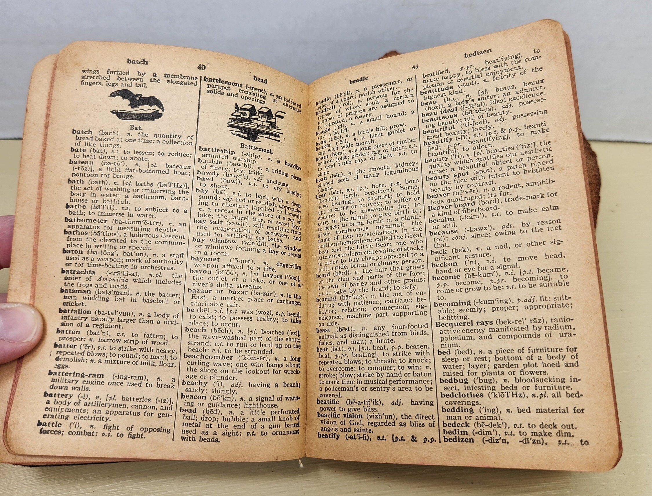 Vintage New Handy Webster Dictionary -1959 - Etsy
