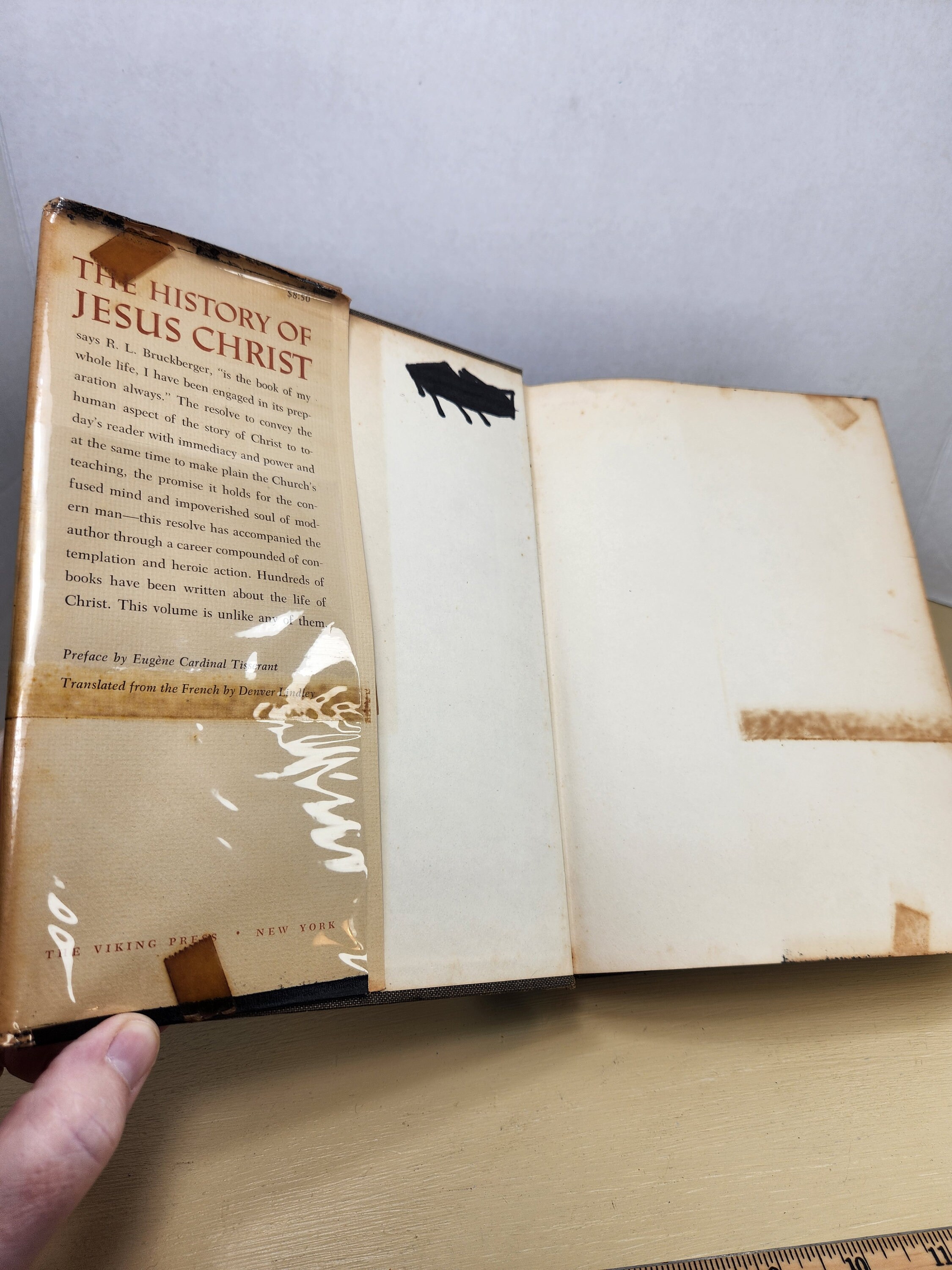 The History of Jesus Christ by R. L. Bruckberger 1965 - Etsy