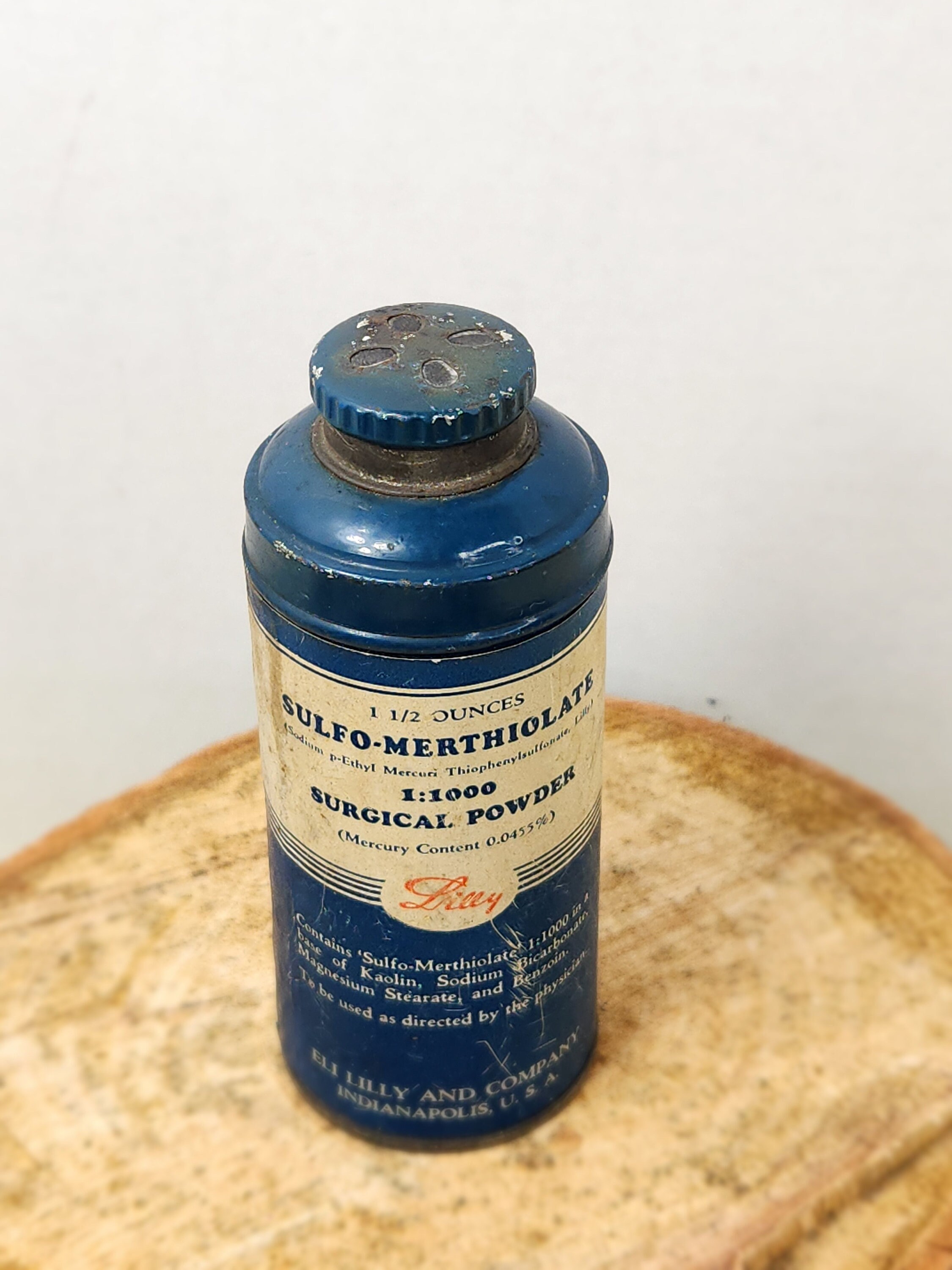 Sulfo-merthiolate 1:1000 Surgical Powder by Eli Lilly & - Etsy