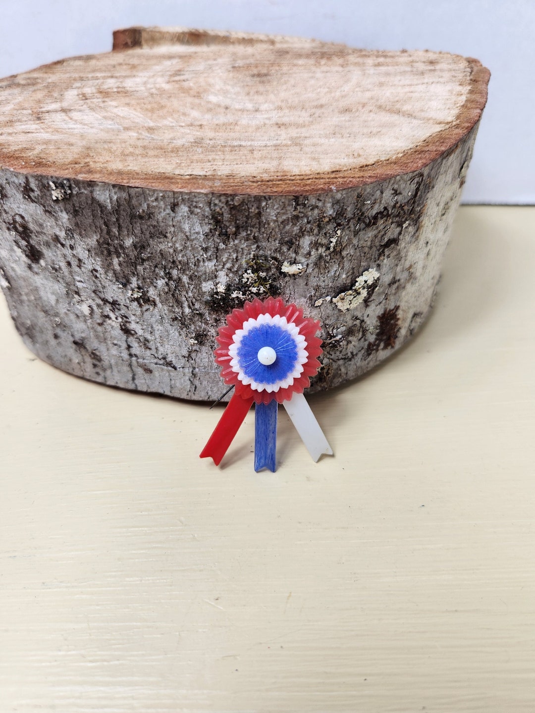 Vintage WWII Mothers Victory Red White Blue Cockade Pin - Etsy