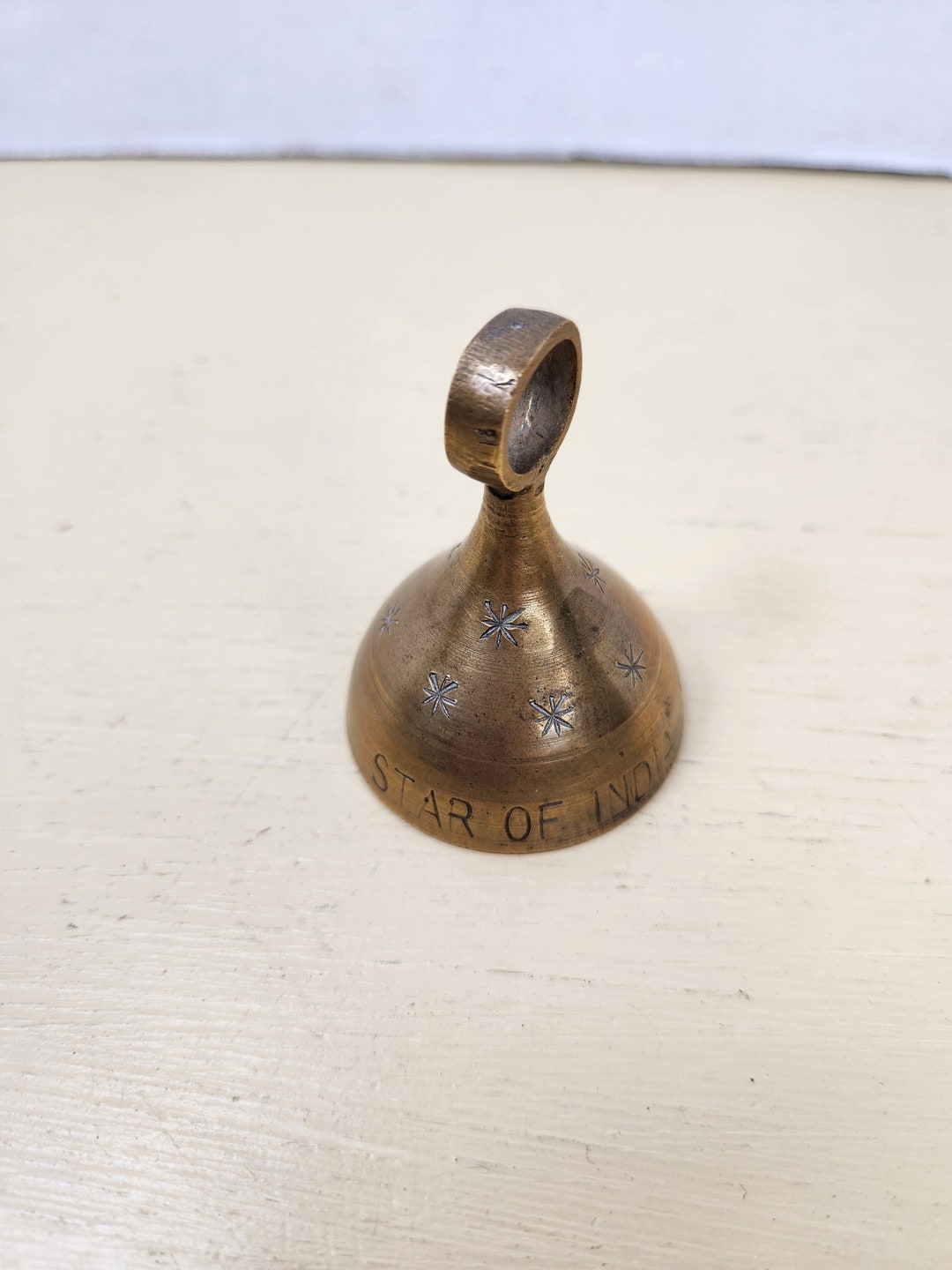 Vintage Brass Star of India Bell - San Diego by S.S. Sarna Inc - Etsy