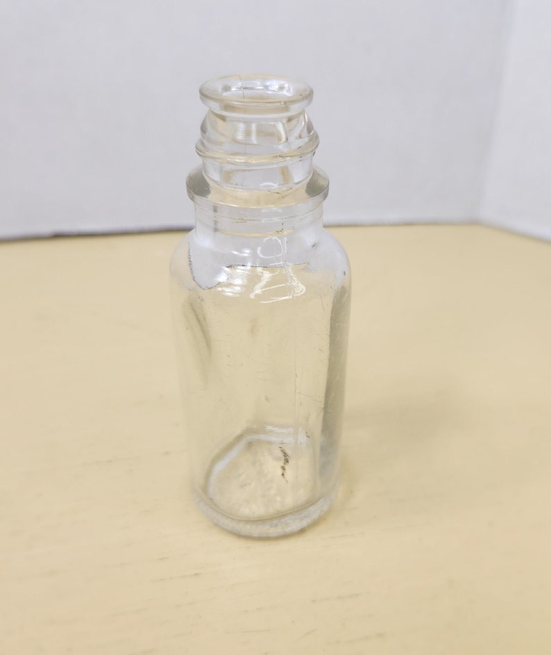 Vintage Clear Duraglas Bottle Owens Illinois Glass Etsy