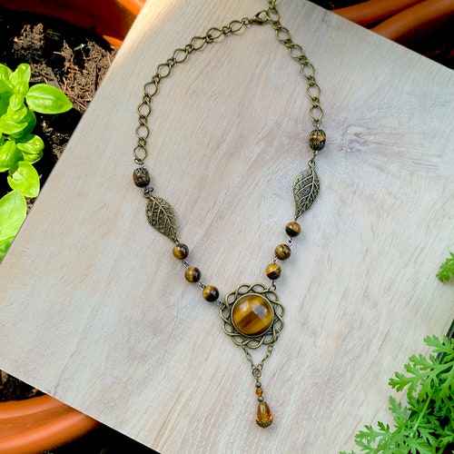 Practical Magic Leaf Necklace Plant Necklace Silver | Etsy