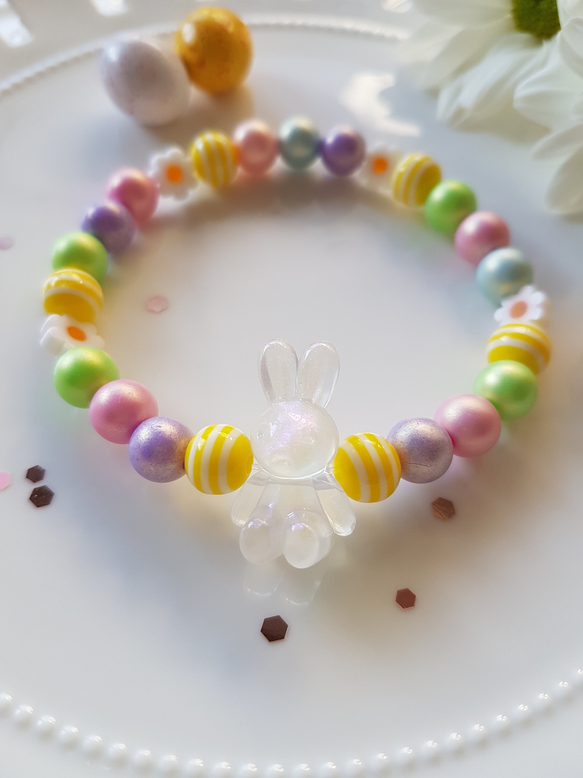 Easter Bracelets, Cute Bunny Rabbit Bracelet for Girls, Gift for Girls ...